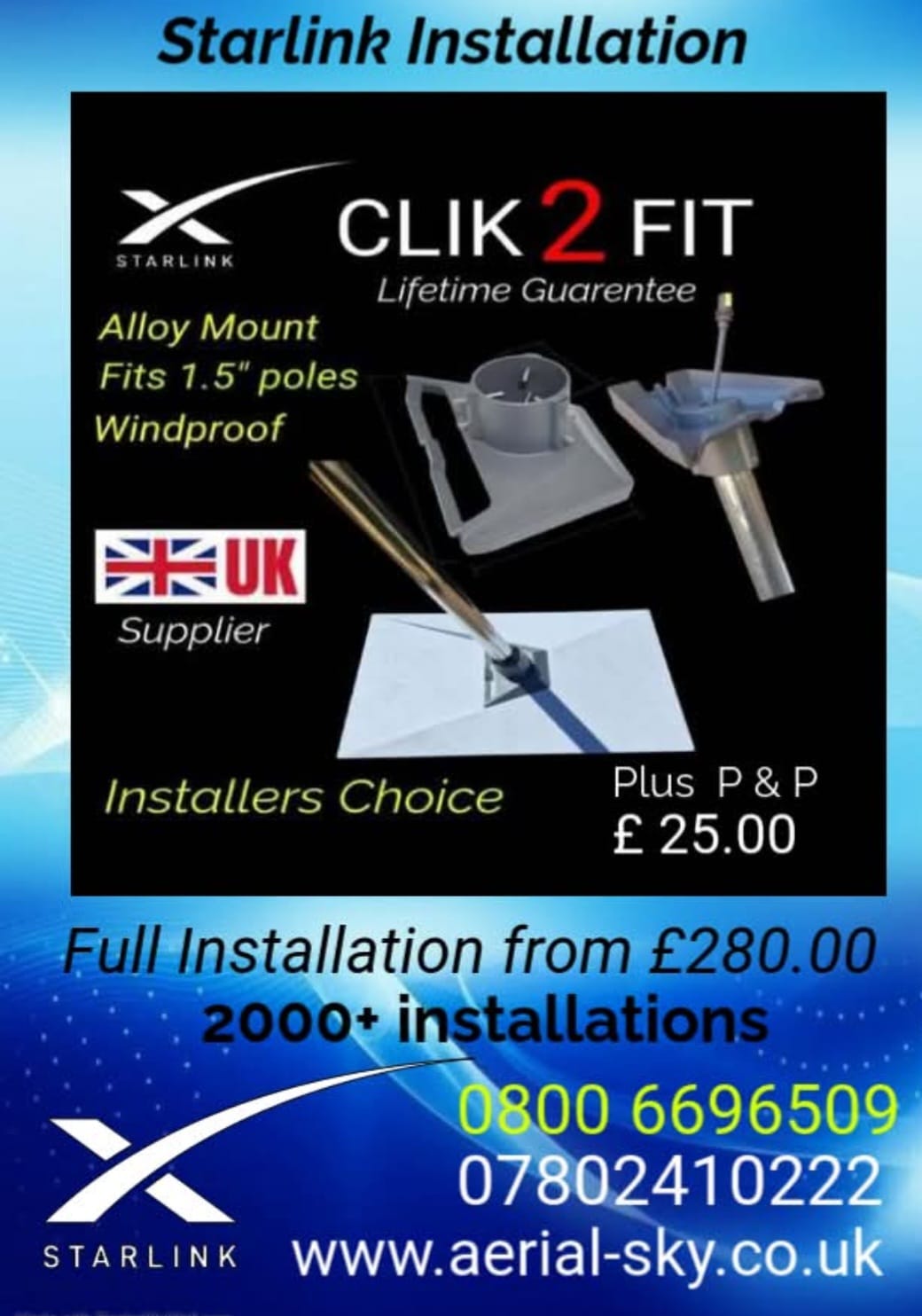 Starlink Installation Stockport, Great Sunny Install - Aerial and Sky ...